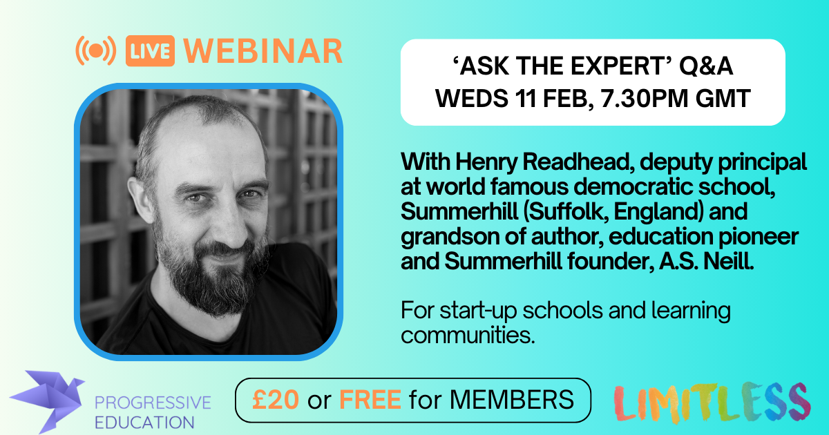 Webinar Schedule 2026 Progressive Education